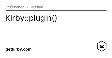 Kirbyplugin Kirby Cms