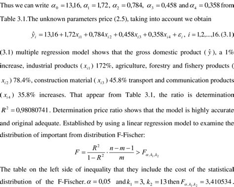 1 Multiple Regression Model Download Table
