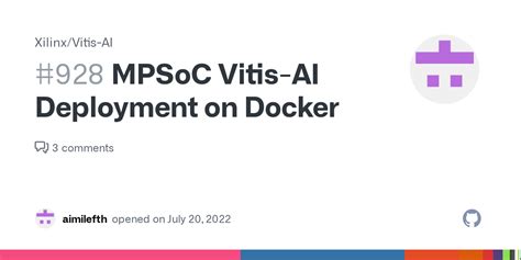 MPSoC Vitis AI Deployment On Docker Issue Xilinx Vitis AI GitHub