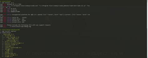 Nodejs Cant Install Express And Packages Stack Overflow