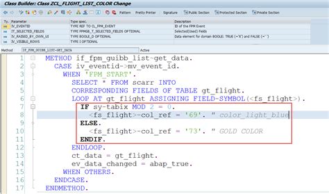 Fpm Ovp Application Row Coloring In List Uibb Sapcodes