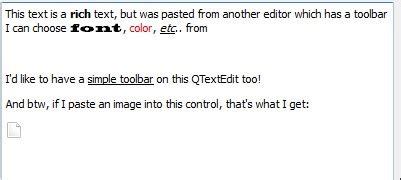C Qt Rich Text Editor Is There An Already Made One Stack Overflow