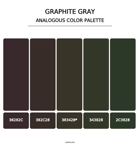 Graphite Gray Color Palettes