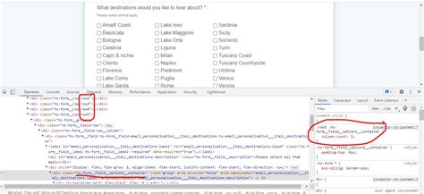 hubspot community dividing multi checkbox form field into three