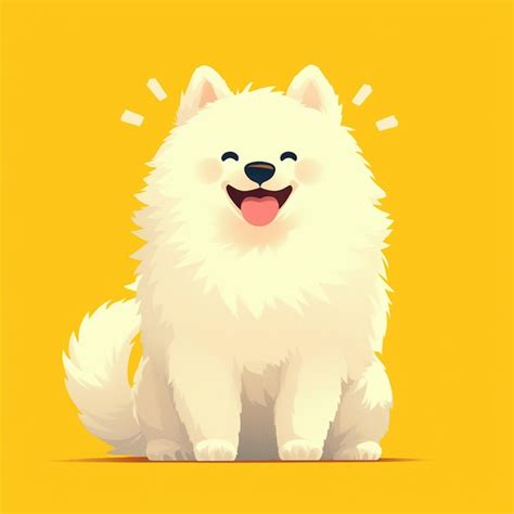 El Perro Esquimó Americano Hace Trucos Vector Premium Generado Con Ia