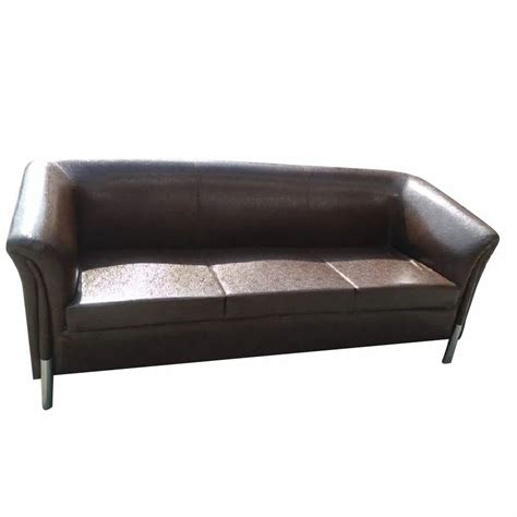 Leather Wooden Three Seater Sofa At Rs 9000piece In Faridabad Id 27228486297