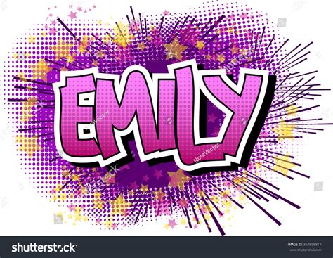 Emily Name Graphics Download Premium Png Of Emily Name Png Retro