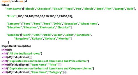 Rks Computer Science Filter Out Rows Based On Different Criteria Such As Duplicate Rows