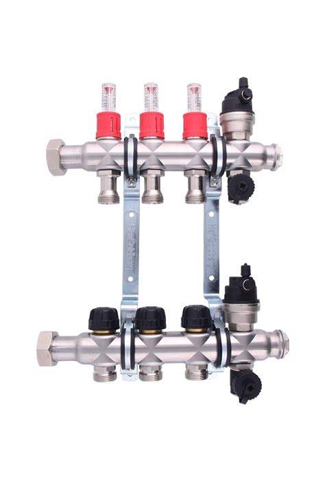 Stainless Steel 304 Water Manifolds With 15 A Type Flow Meters Auto