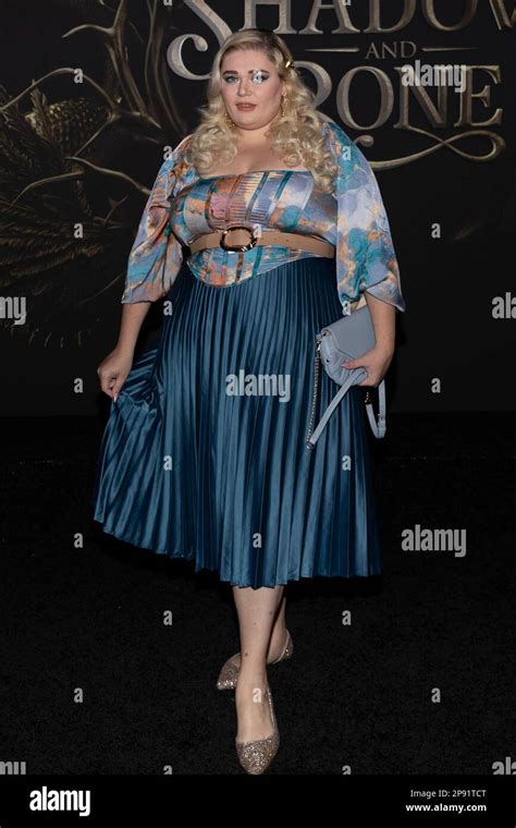 Heather Traska Attends The Arrivals Of Netflix Shadow And Bone Premiere At The Tudum Theater In