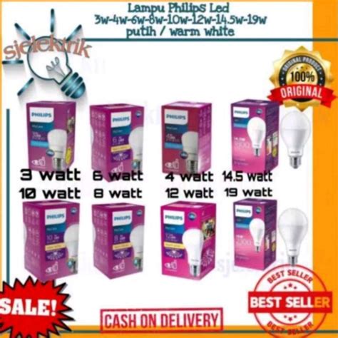 Jual Lampu Led Philips Putih Philip Kuning Warm White W W W W W W