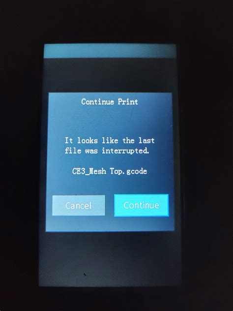 Failed Print With Message R3dprinting