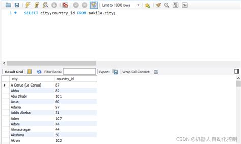 Mysql Workbench 基本查询语句workbench查询 Csdn博客