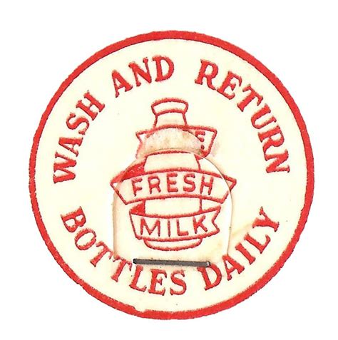 Knick Of Time Antique Milk Bottle Caps Royalty Free Printables