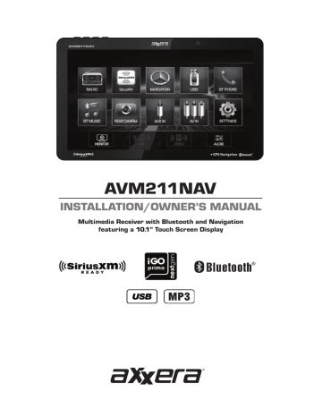 Axxera Avm211nav Manual Manualzz