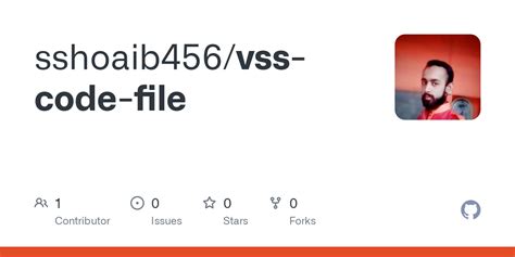 GitHub Sshoaib456 Vss Code File