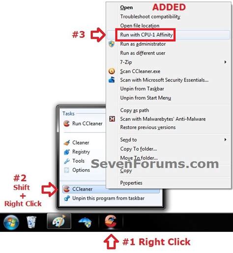 Processor Affinity Add Set Affinity To Context Menu Tutorials