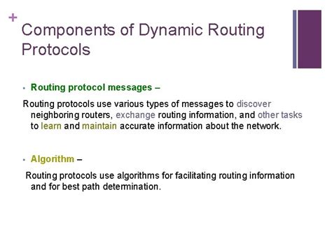 Dynamic Routing Protocols CH Outline Dynamic Routing