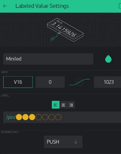 Mini Leds Widget Widgets Ideas Blynk Community
