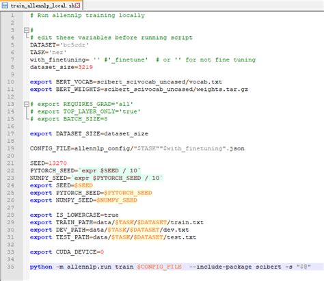 modulenotfounderror no module named scibert dataset readers · issue