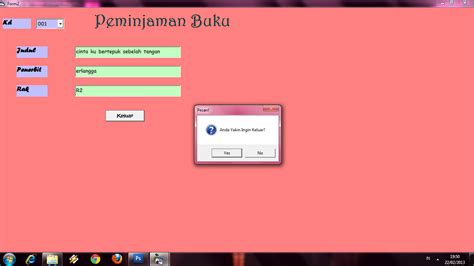 Ida Shinsetsu Program Sederhana Perpustakaan Menggunakan Visual Basic