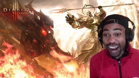 Diablo 3 All Cinematic Trailer Reaction Youtube