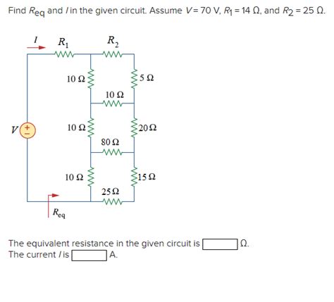 Solved Need Help Fast Find Req And In The Given Circuit