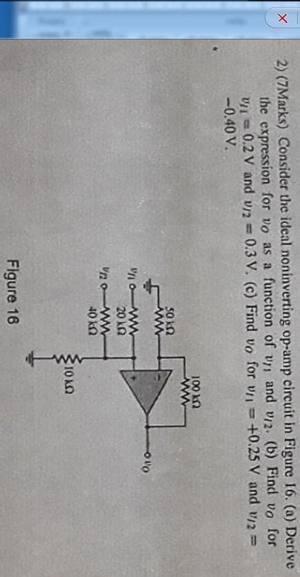 Solved Electronics Engineering Please Explain To Me The Chegg