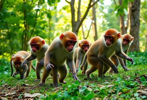 Rhesus Macaques Escape Community On High Alert