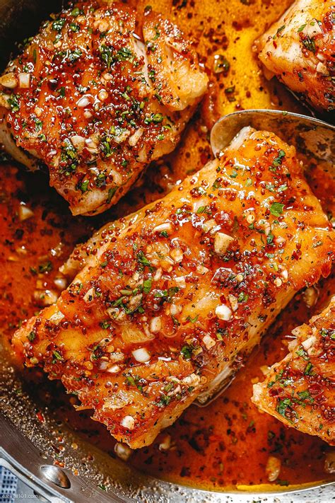 Honey Garlic Pan Fried Cod Fish Recipe How To Cook Codfish — Eatwell101