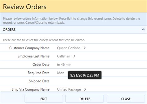 Code On Time Touch UI Settings Smart Dates