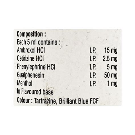 Capex Cz Expectorant 100ml Price Uses Side Effects Netmeds