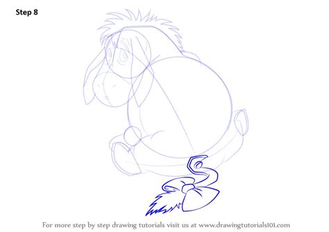 How To Draw Eeyore From Winnie The Pooh Winnie The Pooh Step By Step