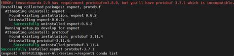 Error While Installing · Issue 1630 · Espnetespnet · Github