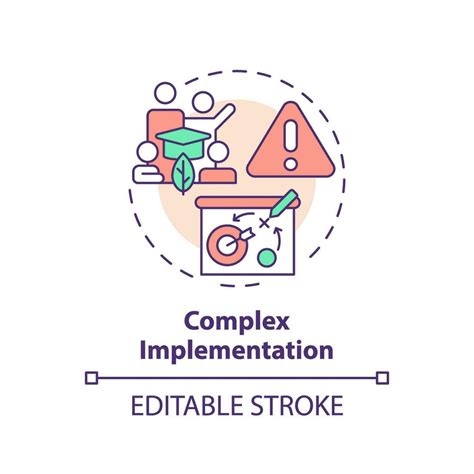Editable Complex Implementation Icon Concept Isolated Vector Sustainable Office Thin Line