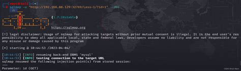 一篇博客带你从零基础学会使用sqlmapsqlmap Level Csdn博客