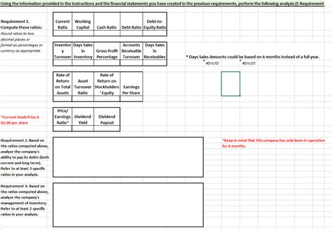 Using The Information Provided Complete The Analysis