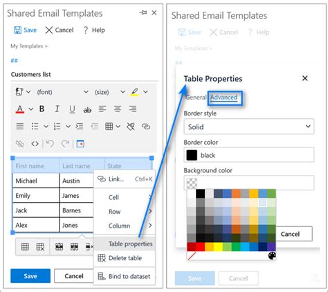 Create And Format Tables In Outlook Email Templates