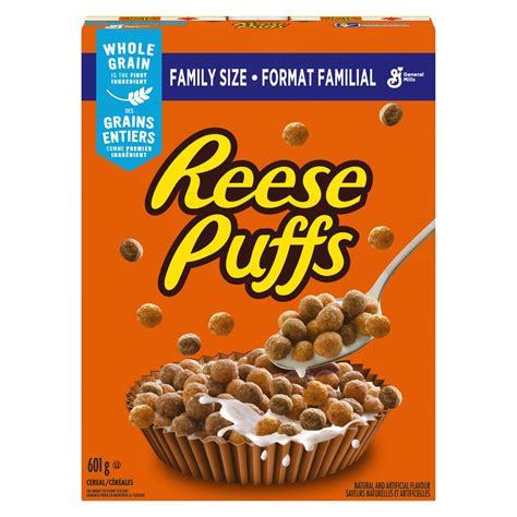 Reese Puffs Chocolate Peanut Butter Cereal 601g 21 2oz Imported Fr