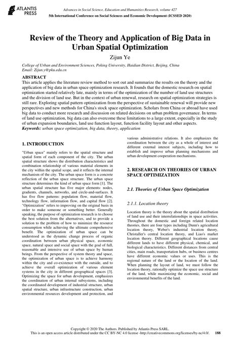 pdf review of the theory and application of big data in urban spatial