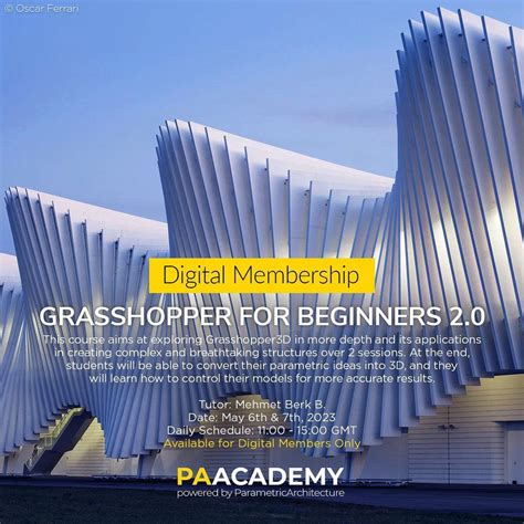 Parametricarchitecture On Twitter We Are Excited To Announce The Upcoming Digital Members Only
