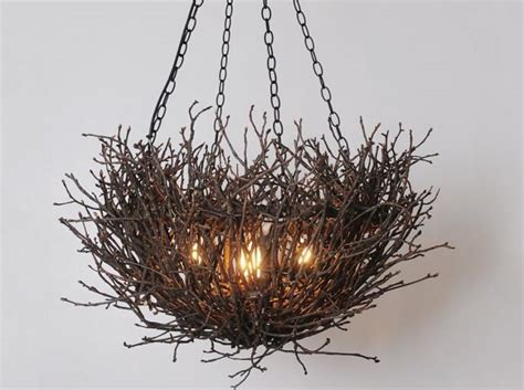 Really Fascinating DIY Tree Branch Chandeliers