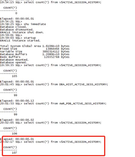 Oracle 故障处理vactivesessionhistory 视图没有数据 墨天轮