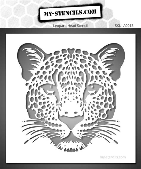 Leopard Stencil 1524x2134cm 1pc Leopard Print Diy Painting Stencils
