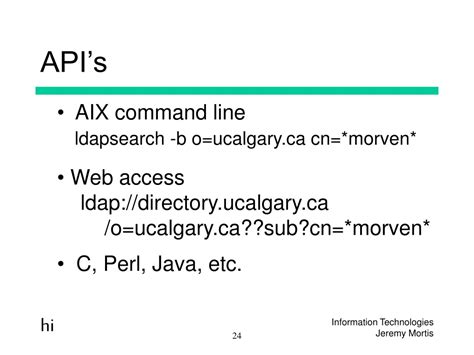 Ppt Ldap At U Of C Online Directory System Powerpoint Presentation Free Download Id 9675430