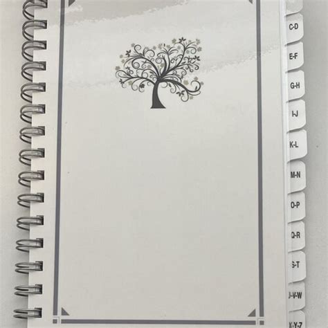 large print password book internet address book with a z tabs etsy