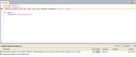 How To Send Data From Lpc U To Lcd Question Mbed