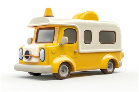 3d Realistic Car Image Against A Plain Background Premium Ai