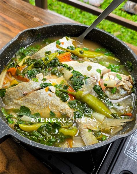 Ateng Sinabawang Pompano ️😋 Sinabawang Isda Recipe Ingredients 1