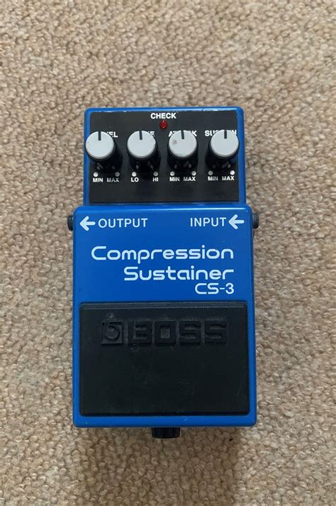 Boss Cs 3 Compressor Sustainer Pedal Rock Stock Stores